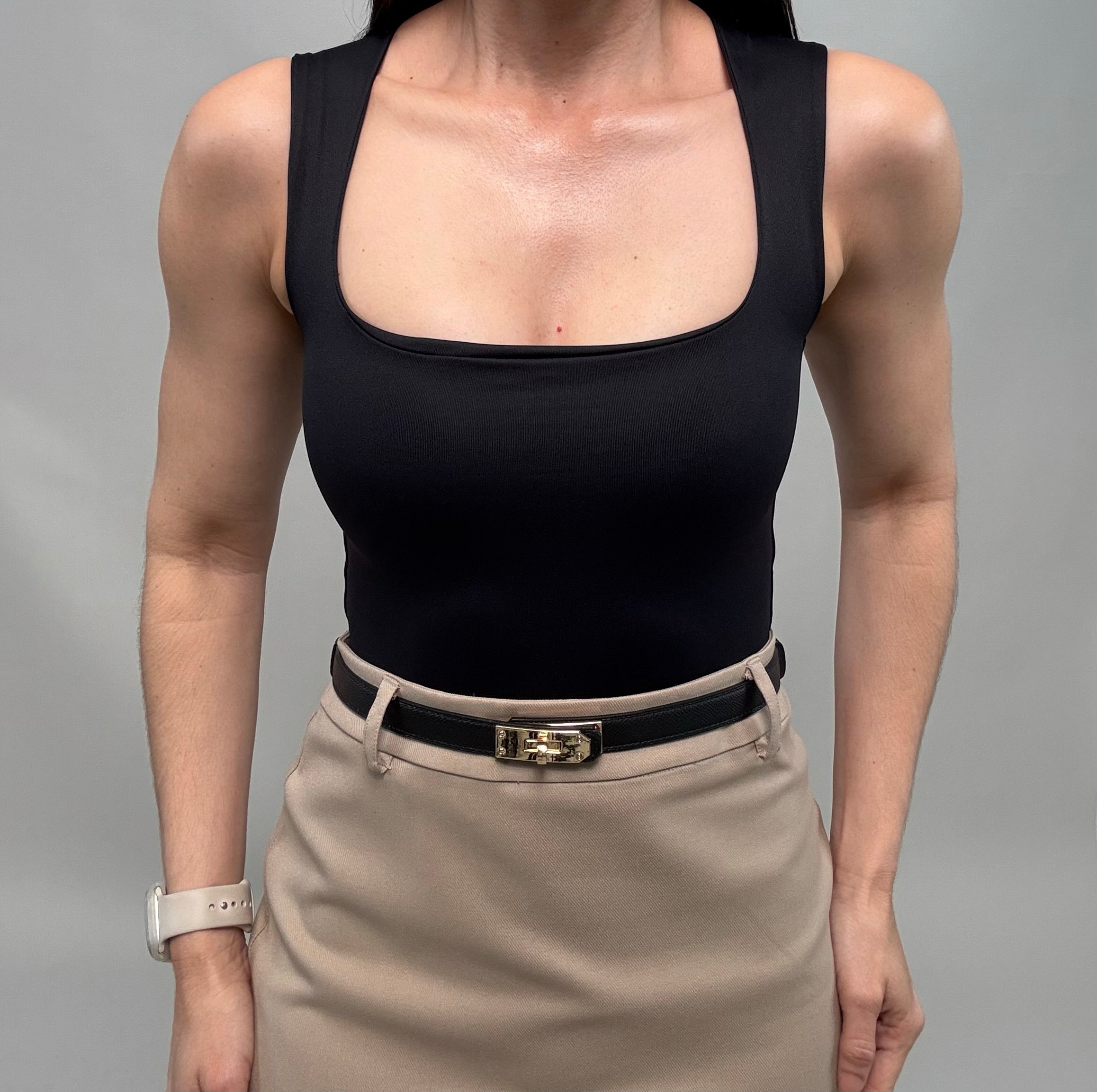 UPF 50 Black Bodysuit – Runway Skirts