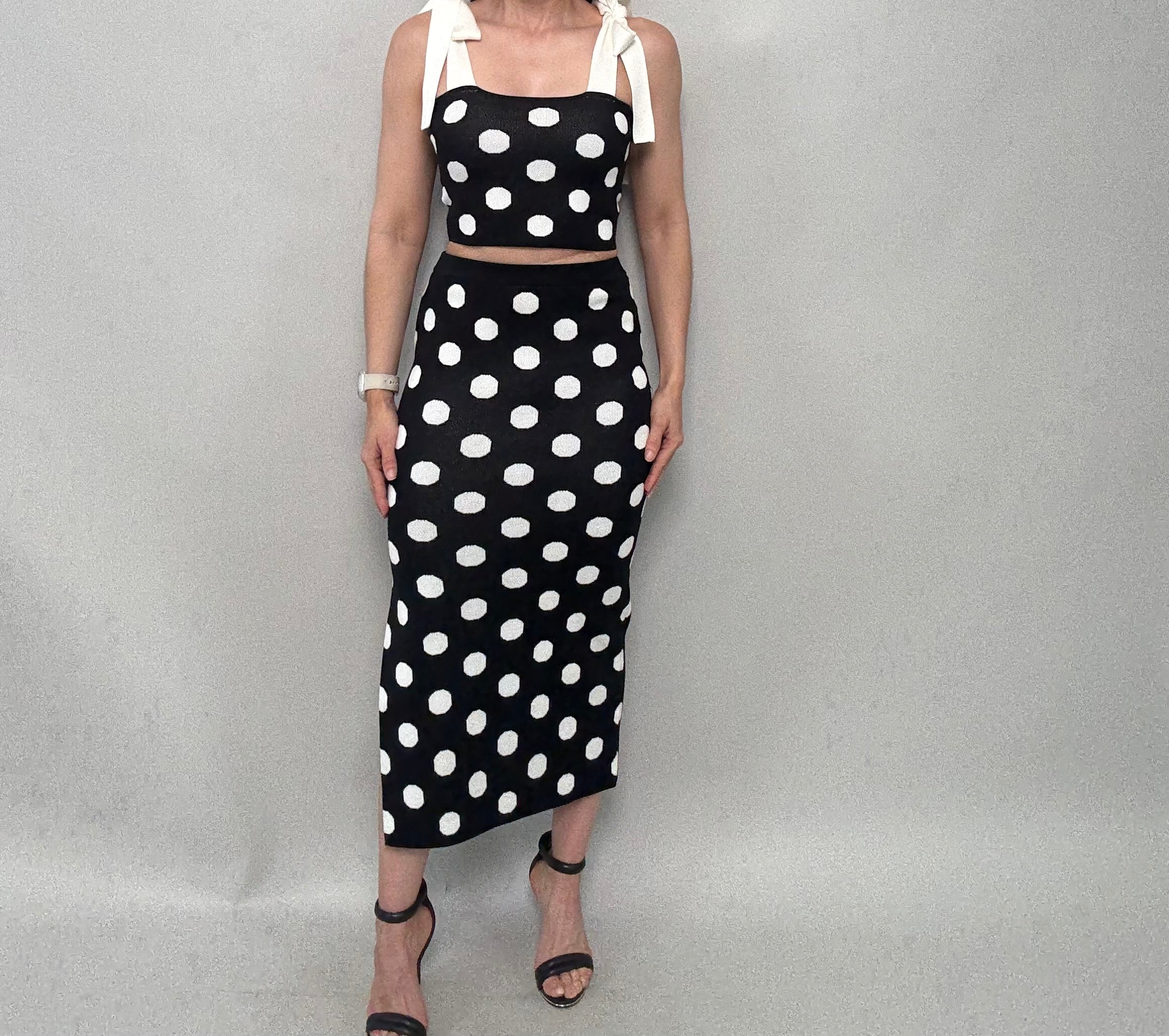 Alexandra Polka Top & Skirt Set – Runway Skirts